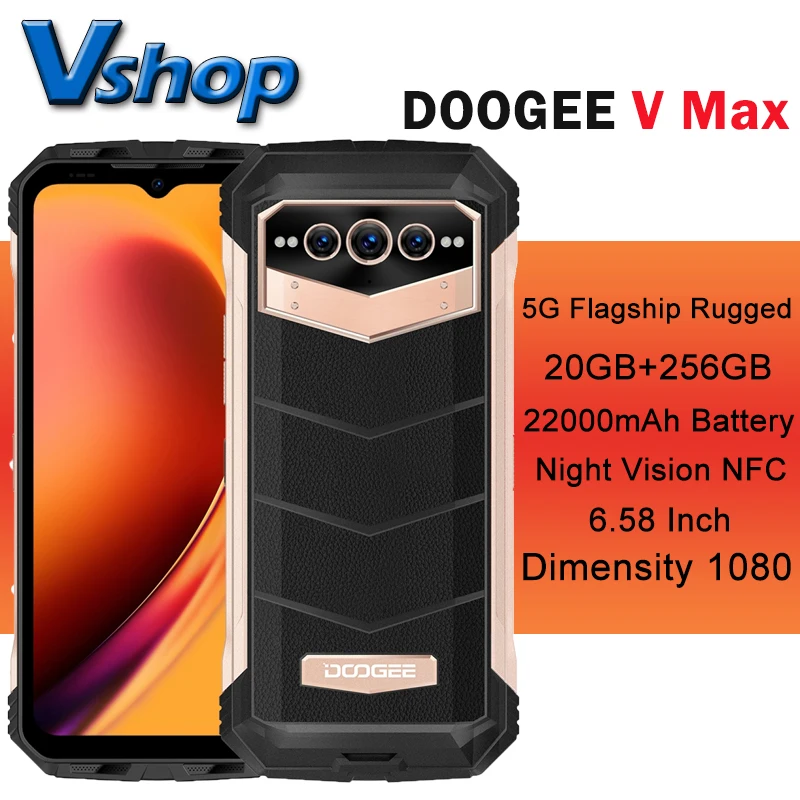 DOOGEE-tel-fono-inteligente-V-Max-5G-celular-resistente-de-6-58 ...