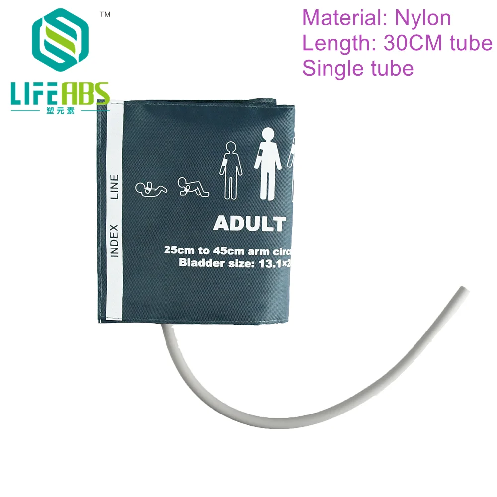 25-35cm-Promotion-Adult-Blood-Pressure-Cuff-Single-Tube-Nibp-Cuff-Nylon ...