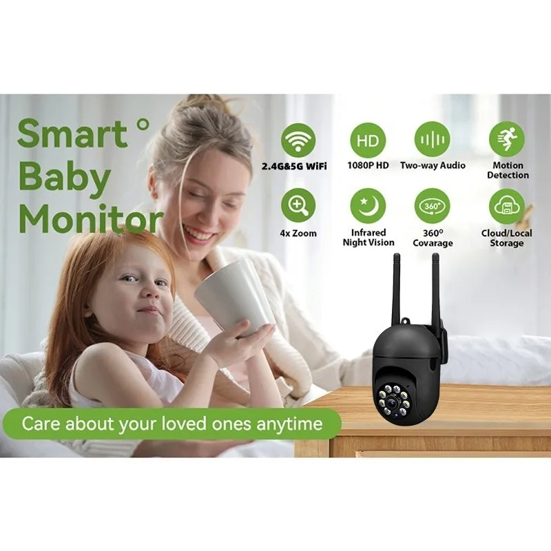 2MP-camera-color-night-automatic-tracking-CCTV-IP-WiFi-camera-security ...