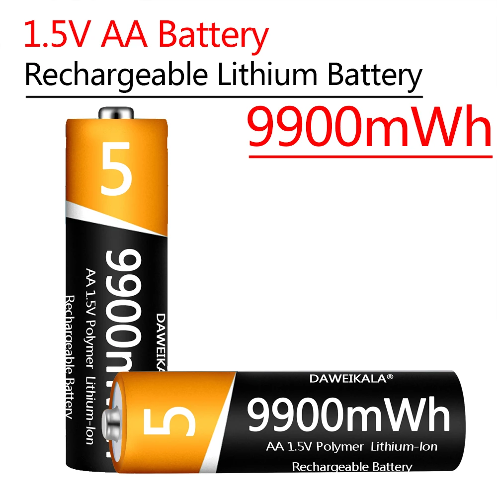 AA-Battery-1-5V-AA-Rechargeable-battery-9900mWh-High-capacity-lithium ...