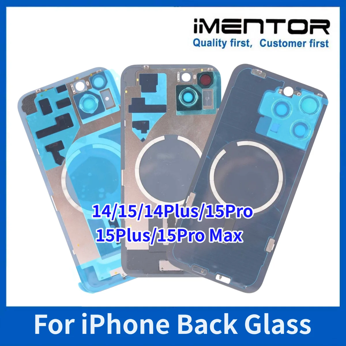 1-Piece-Back-Glass-Replacement-For-iPhone-14-15-Plus-Pro-Max-Rear ...