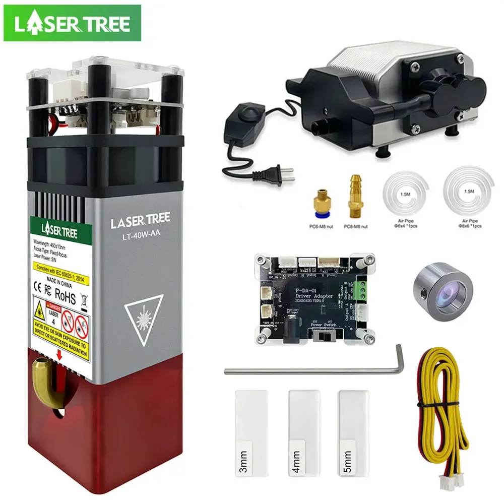 LASER-TREE-5W-Optical-Power-Laser-Head-450nm-Blue-Light-TTL-with-Air ...