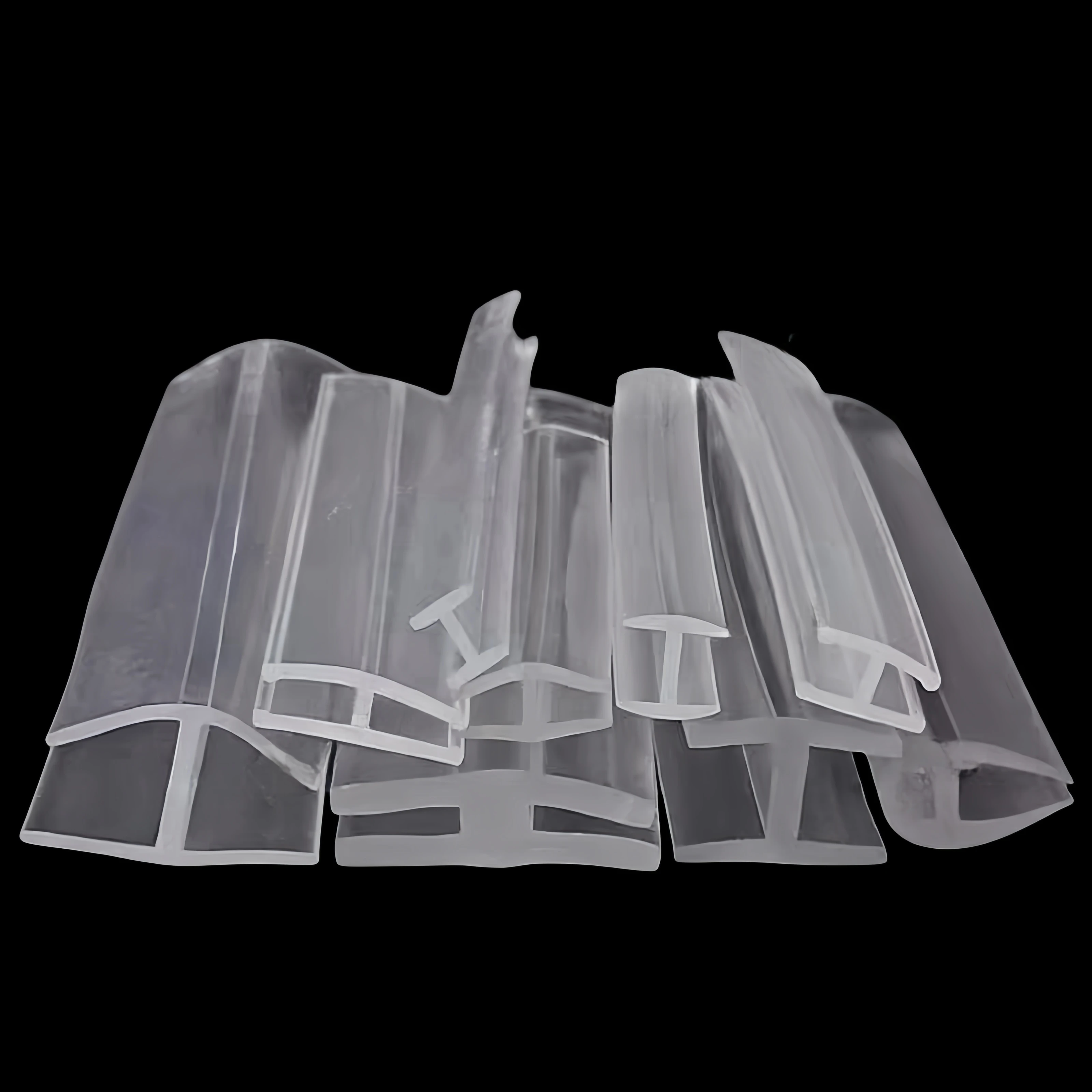 H-Shape Resin Rubber Sealing Strip for Glass & Metal Steel, Draft ...