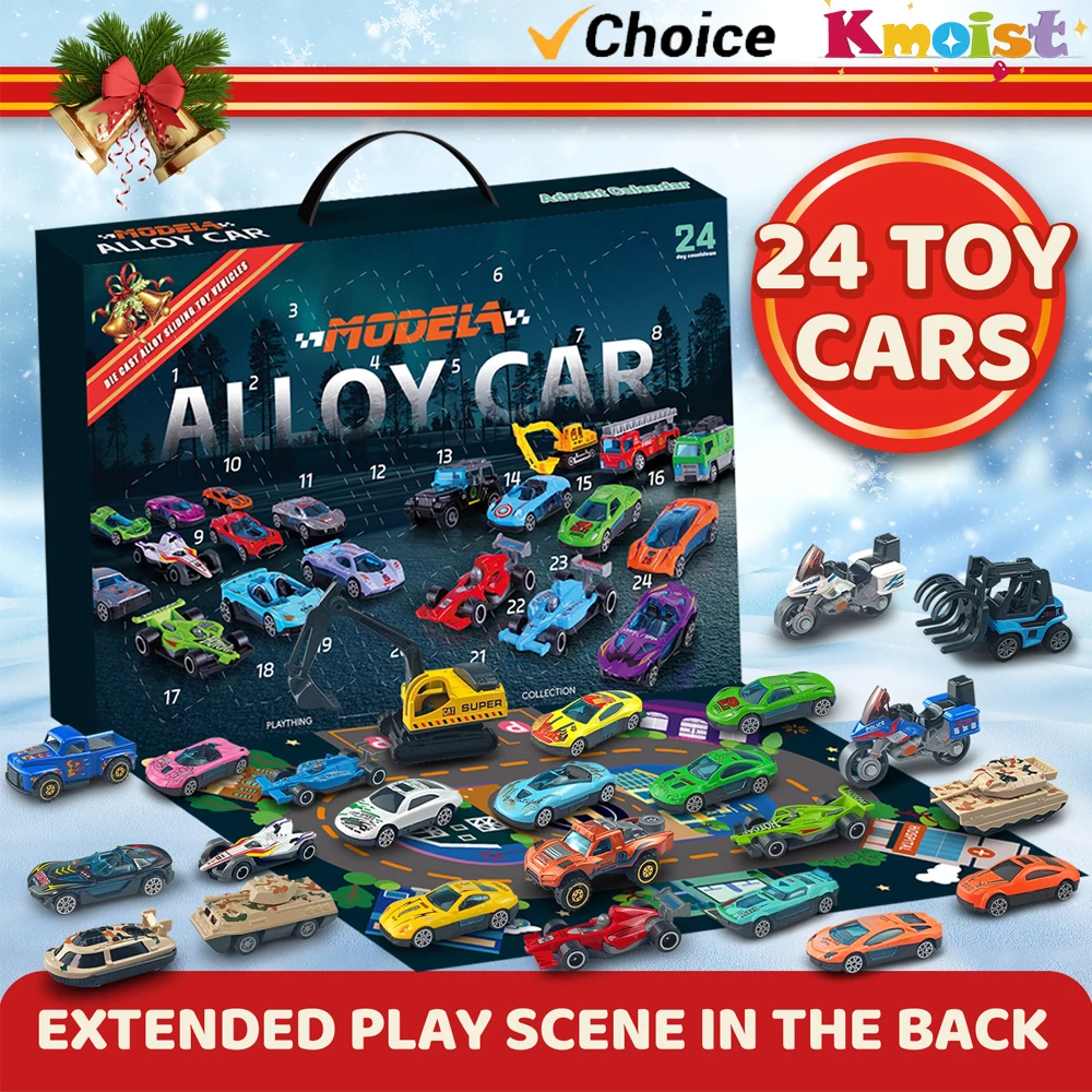 Christmas-Gifts-Advent-Calendar-24-Days-Alloy-Car-Inertial-Vehicle ...