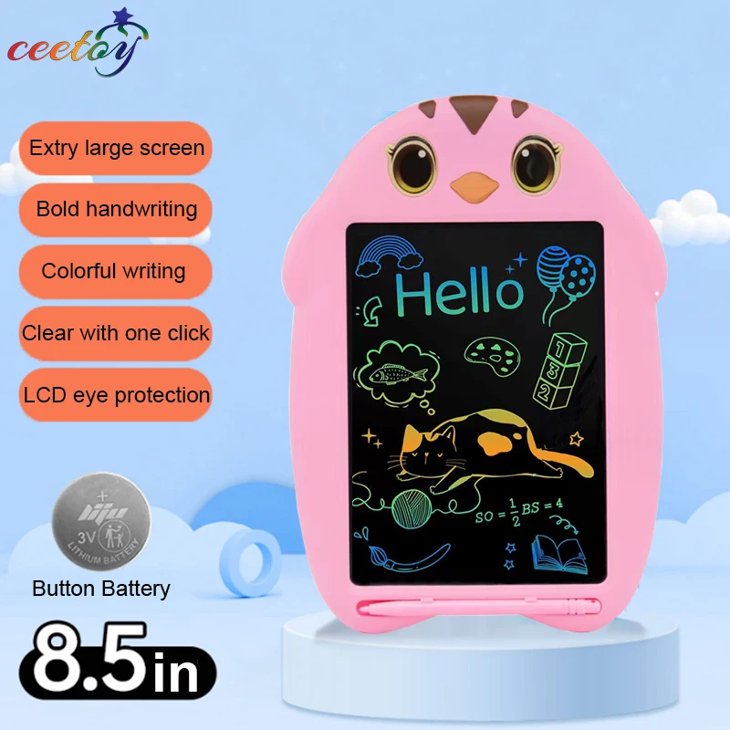 CEETOY-Colorful-Children-Cartoon-Chick-Electronic-Drawing-Board-Graphic ...