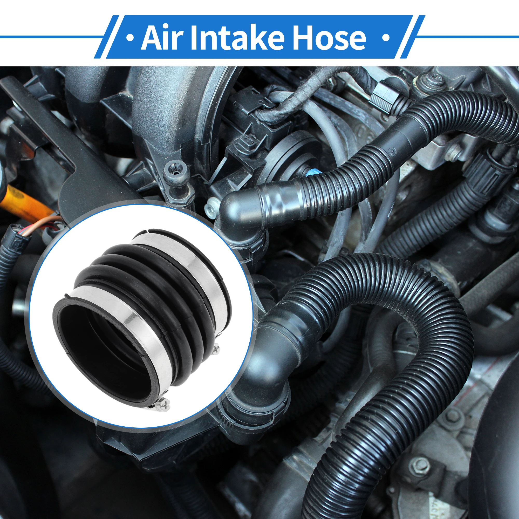 UXCELL Engine Air Intake Hose with Clamps for Toyota Camry 2002-2003 No ...