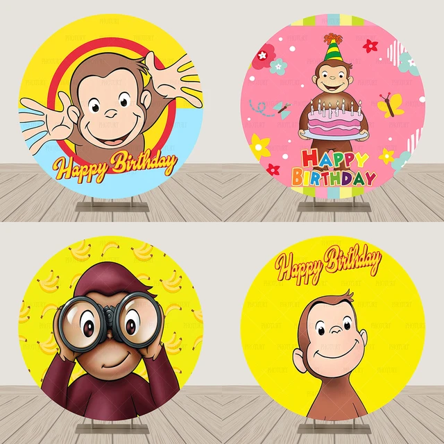 Curious George Happy Birthday Banner