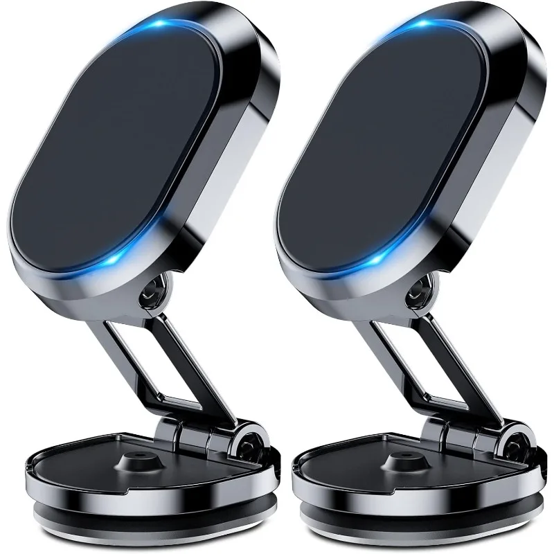 2PCS-Car-Phone-Stand-Foldable-Magnetic-Magnet-Phone-Dashboard-Holder ...