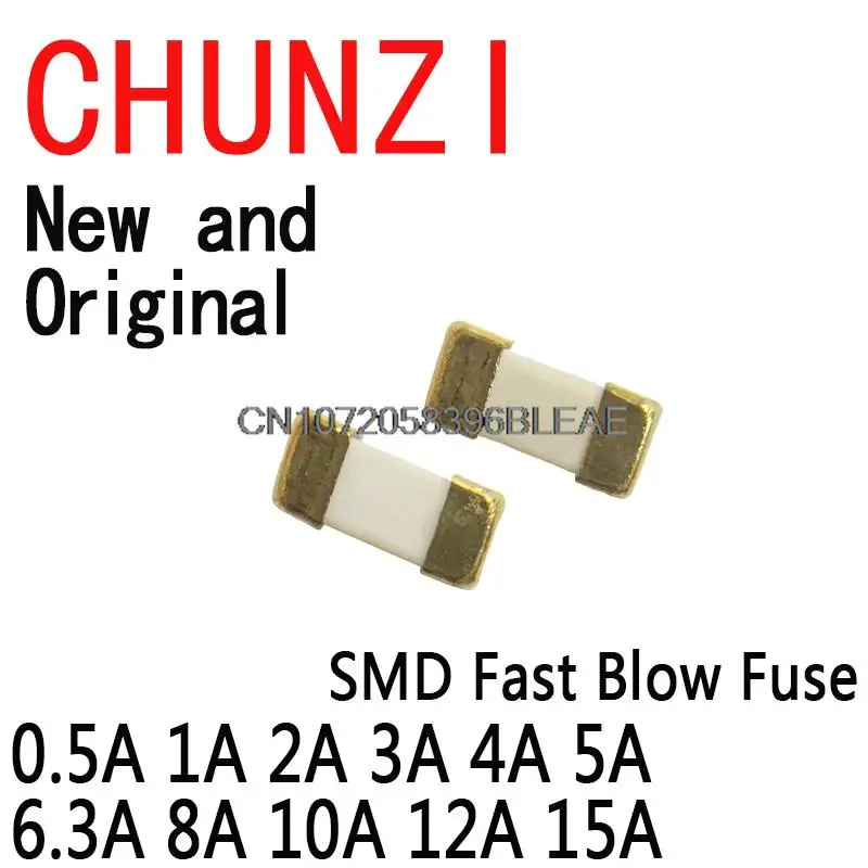 Ibuw-Gold-1808-AC-0451-SMD-Fast-Blow-Fuse-500mA-500MA-750MA-New-Ultra ...