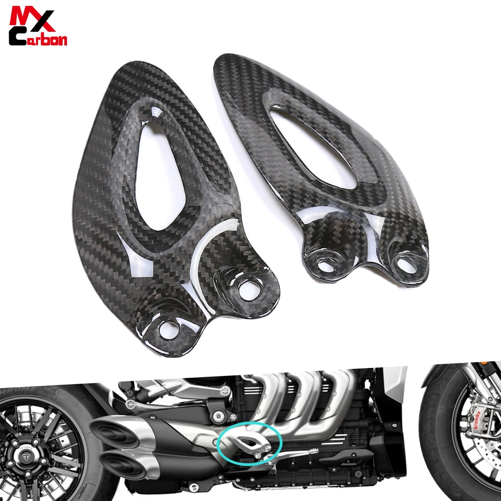 Motorcycle-Heel-Guards-Accessories-Footrest-Parts-Fairing-Carbon-Fiber ...