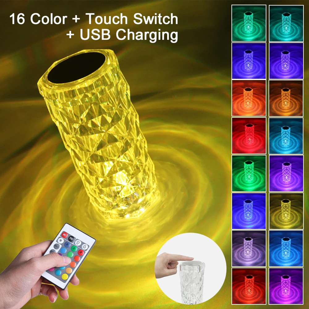 Touch-switch-Colorful-Night-Lights-remote-control-LED-Night-Lights-16 ...