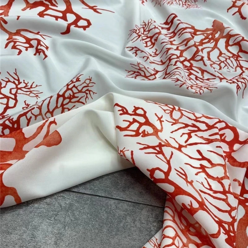 Red Coral Fabric