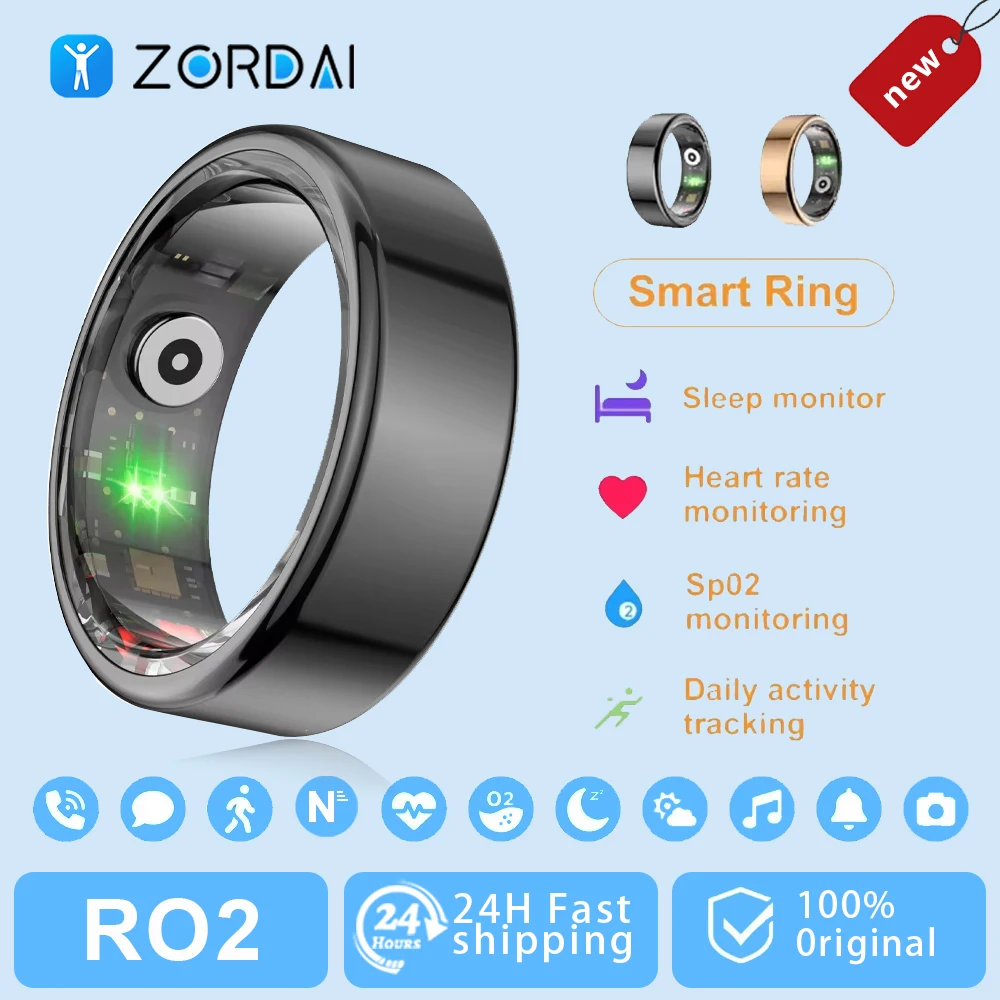 Smart-Ring-Heart-Rate-Blood-Pressure-Blood-Oxygen-Sleep-Health-Tracker ...