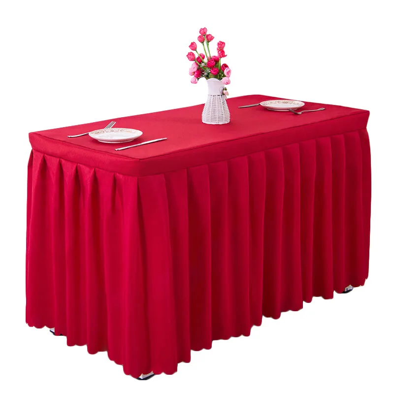 Table-Skirt-Polyester-Rectangular-Table-Cover-Conference-Room ...