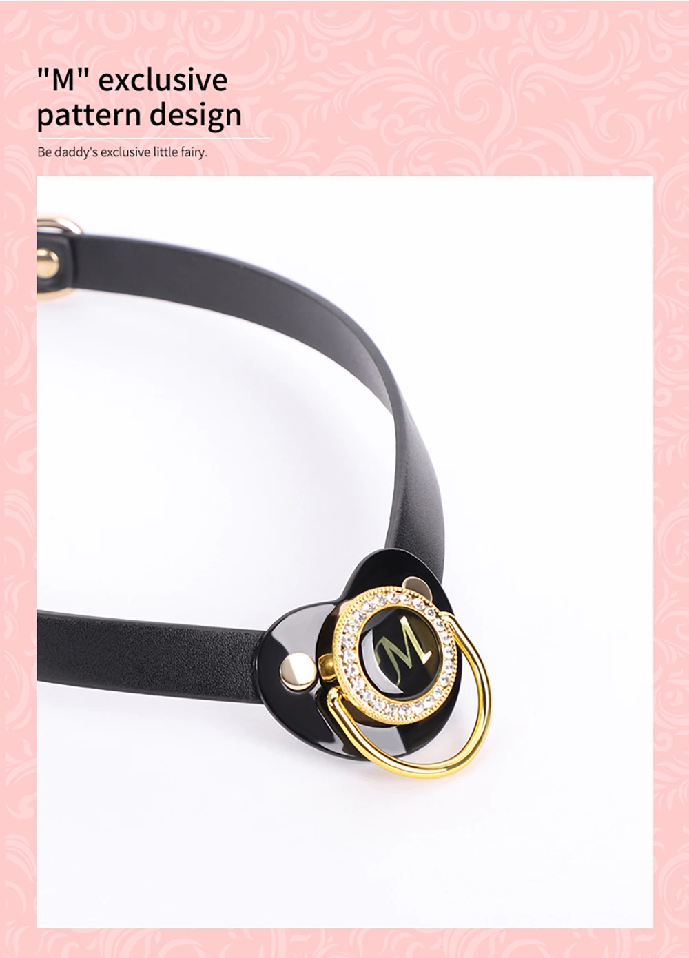 Adult Pacifier with Chained Nipple Clamps - BARTER HUTT