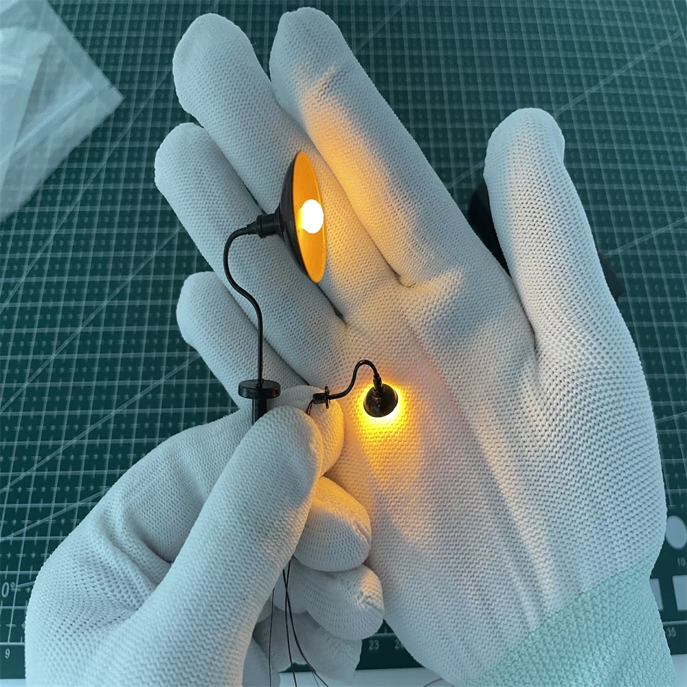 New-Metal-SMD-LED-Wall-Light-Train-1-87-HO-100-Scale-Building-Sand ...