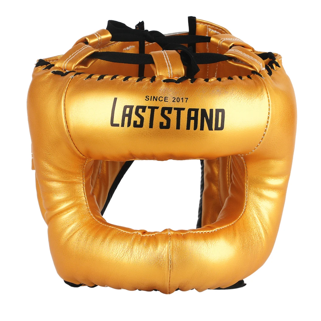 LASTSTAND Boxing Headgear, Synthetic Leather MMA Head gear Fighting ...