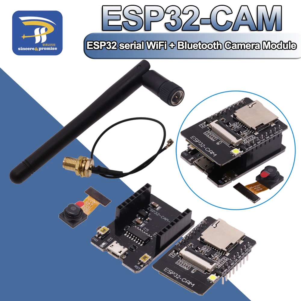 Módulo Wifi Antena 2.4g Esp32s Para Wifi Esp32-cam-mb Placa De ... Módulo Wifi Antena 2.4g Esp32s Para Wifi Esp32-cam-mb Placa De ...
