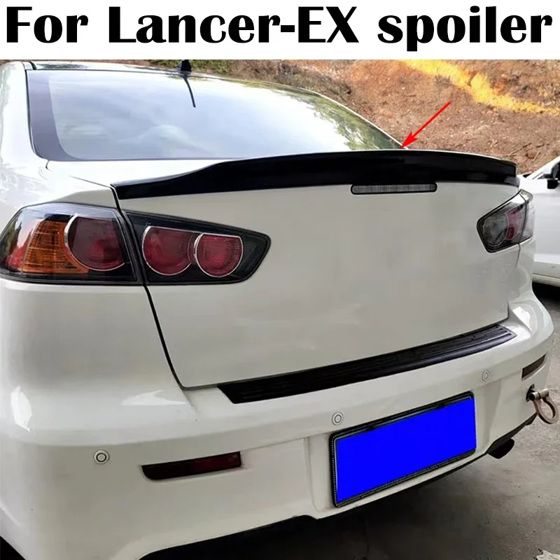 Car Spoiler For Mitsubishi Lancer EX EVO Spoiler 2009 to 2016 ABS ...