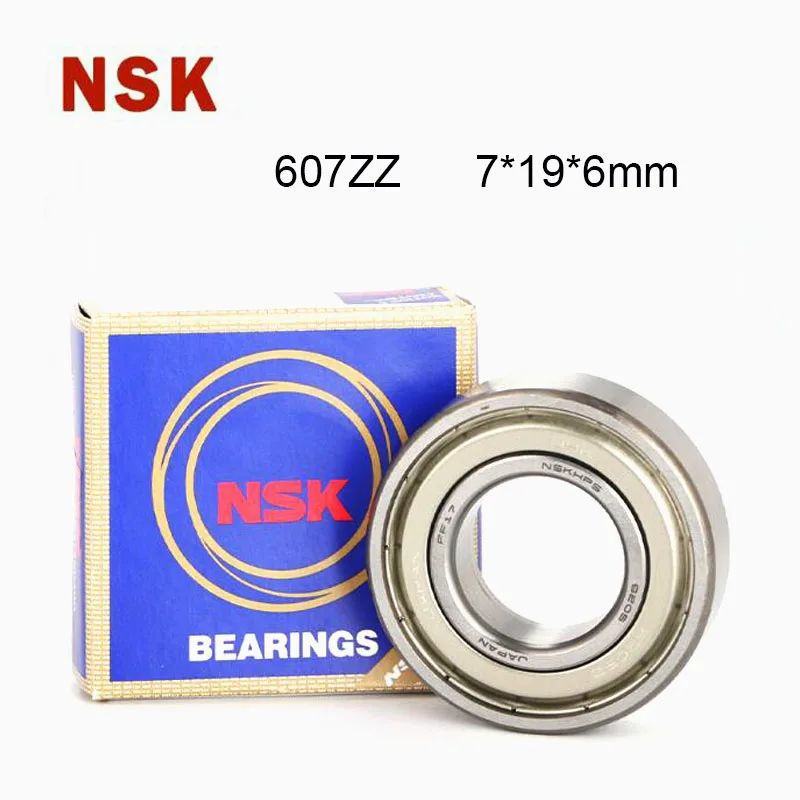 Japan-NSK-607ZZ-Bearing-5-10PCS-Deep-Groove-Ball-Bearing-7x19x6mm-High-Speed-Bearing-Miniature ...