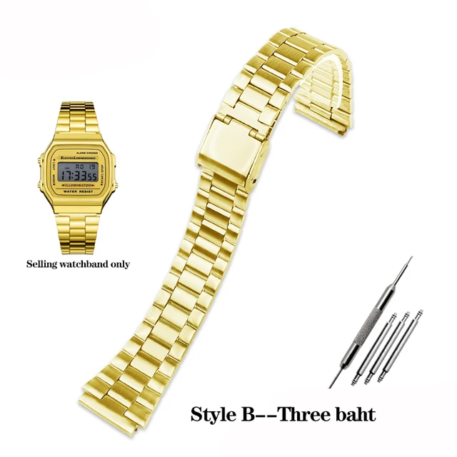 For Casio Vintage Watch Strap A168w Aeq-110 A168 A158w A169 /b650 ...