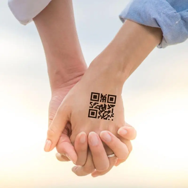 Scannable Bar Code Tattoo
