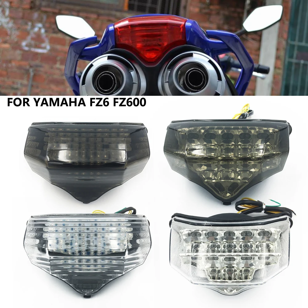 For-YAMAHA-FZ6-FAZER-600-FZ600-FZ6-S2-LED-Rear-Tail-Brake-Light-Turn ...