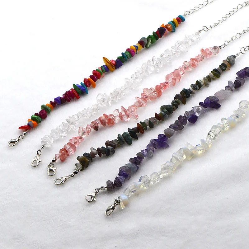 U-Magical-Retro-6-Concise-Natural-Multicolor-Irregular-Stones-Charm ...