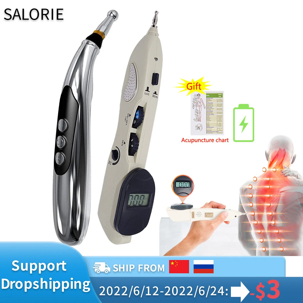 Usb Rechargeable Acupuncture Pen Electric Acupuncture Point Massage Pen ...