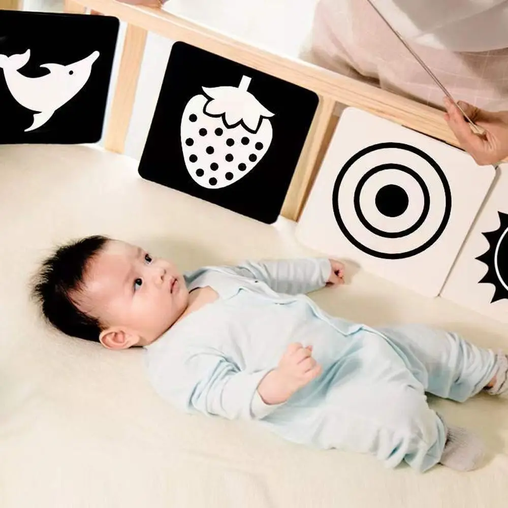 Cards-Kids-Gift-Black-White-Flash-Cards-Early-Education-Toy-High ...