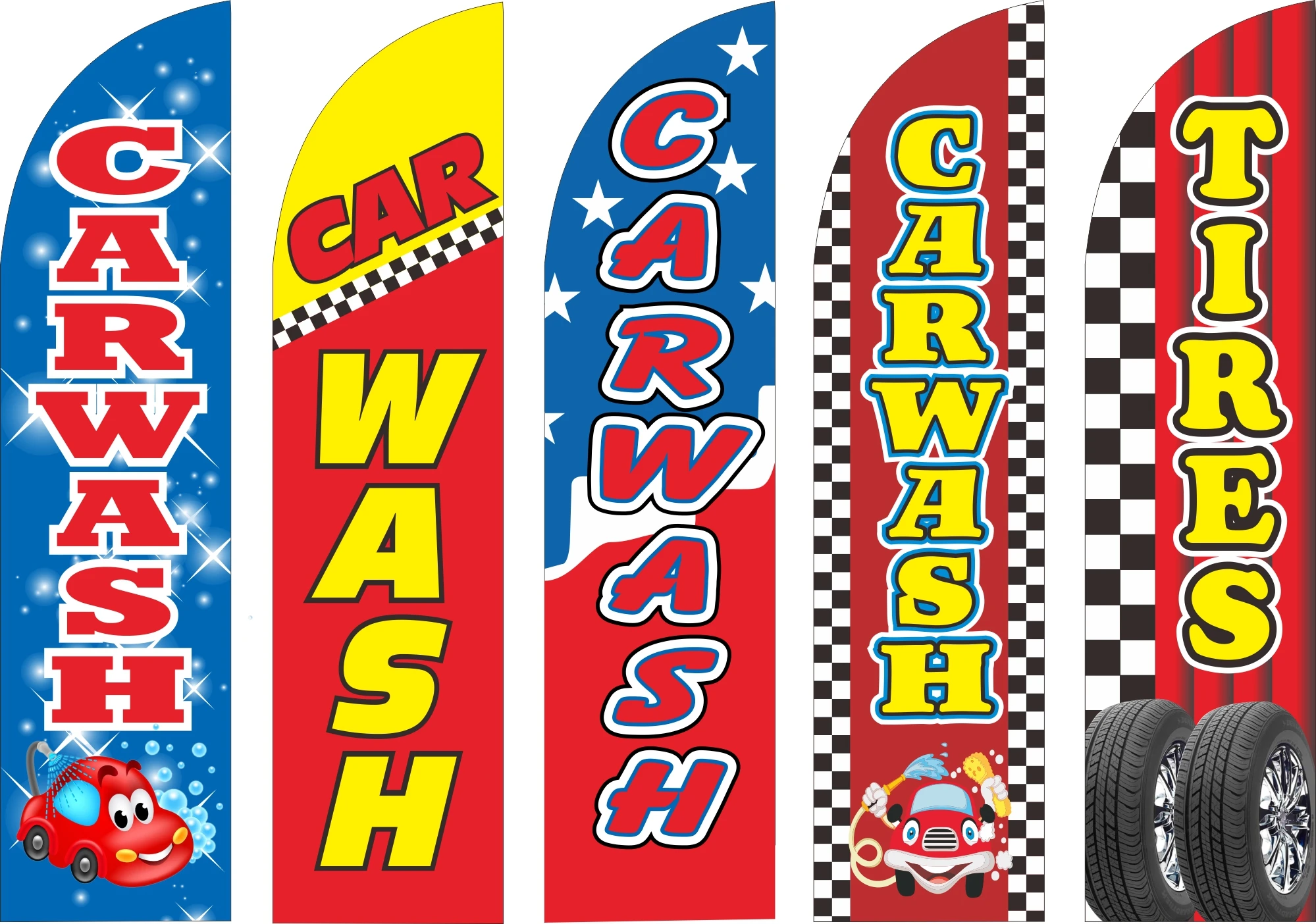 Car-Wash-Auto-Service-Maintenance-Feather-Flag-Beach-Blade-Knife-Banner-Open-Tires-Llantera ...