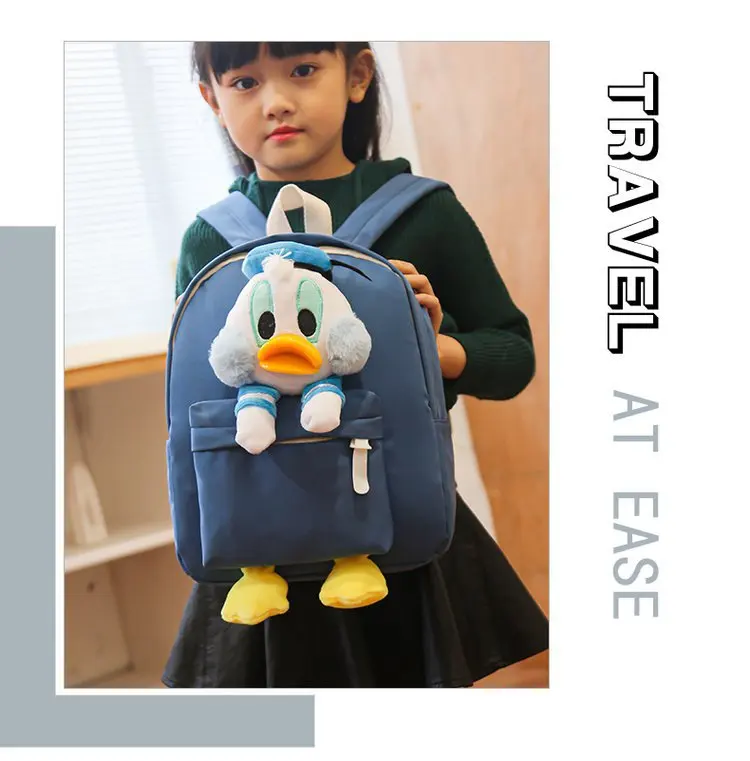 Disney Donald Duck Backpack Cartoon Fashion Simple Cute Duck Backpack ...
