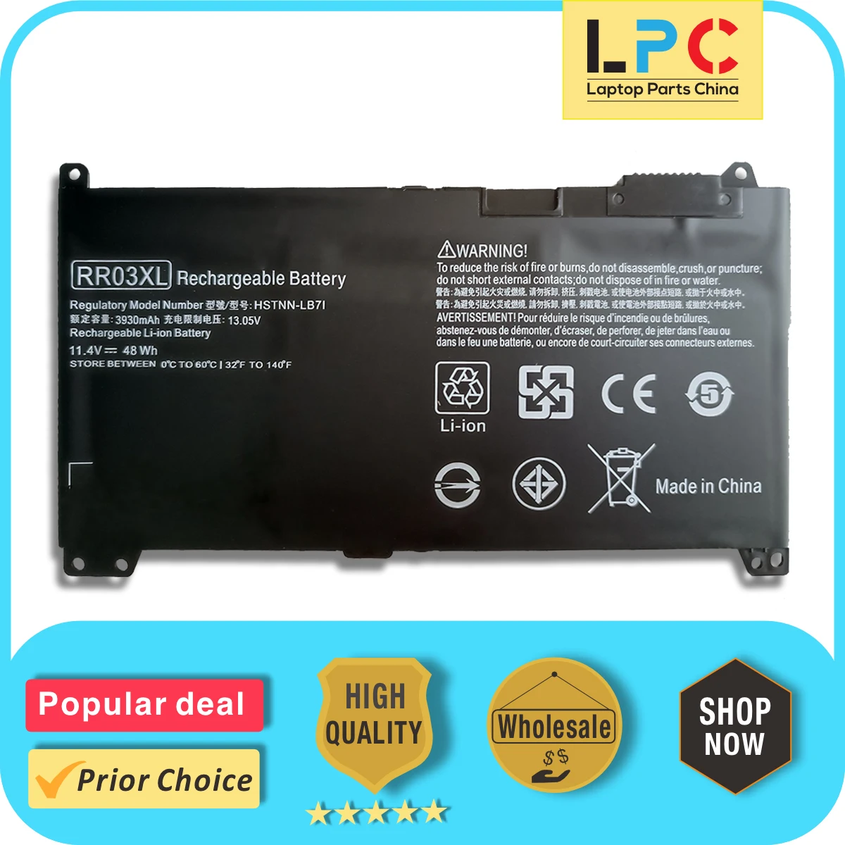 RR03XL-Laptop-Battery-For-HP-ProBook-430-440-450-455-470-G4-G5-Series ...