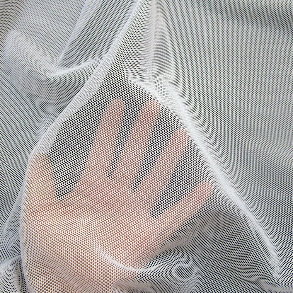 White Mesh Fabric