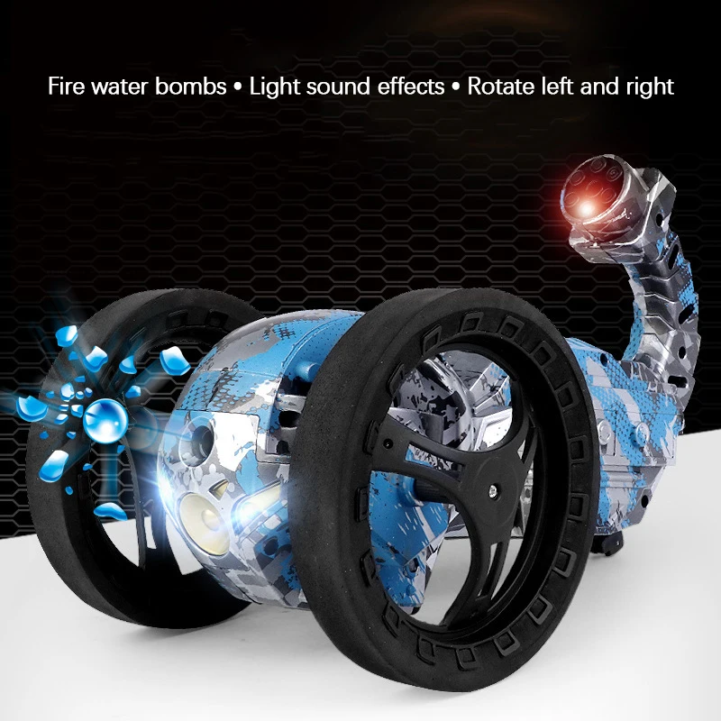 2.4G 4WD Rc Car Remote Control Tank Water Bomb Launch Chariot 360 ...