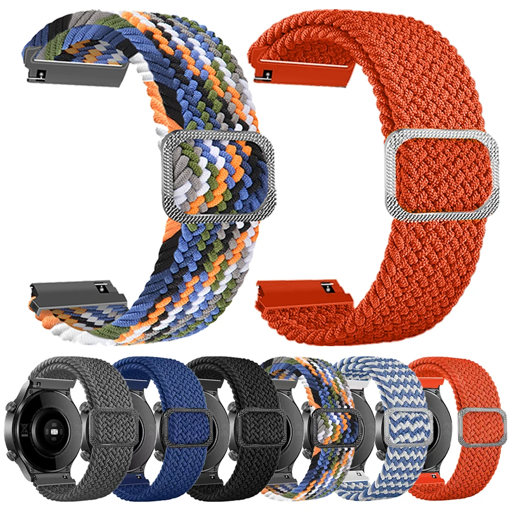 Correa-de-nailon-trenzado-de-22mm-y-20mm-para-HUAWEI-WATCH-GT-5-Pro ...