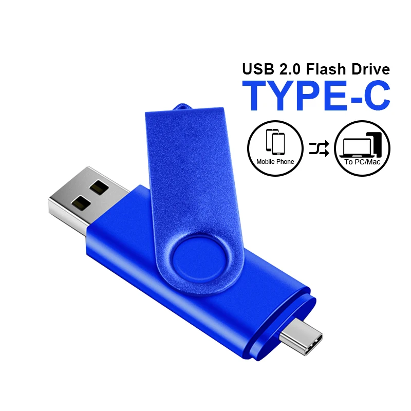 Unidad Flash USB tipo C 2,0 de alta velocidad, Pendrive OTG de 32GB ...
