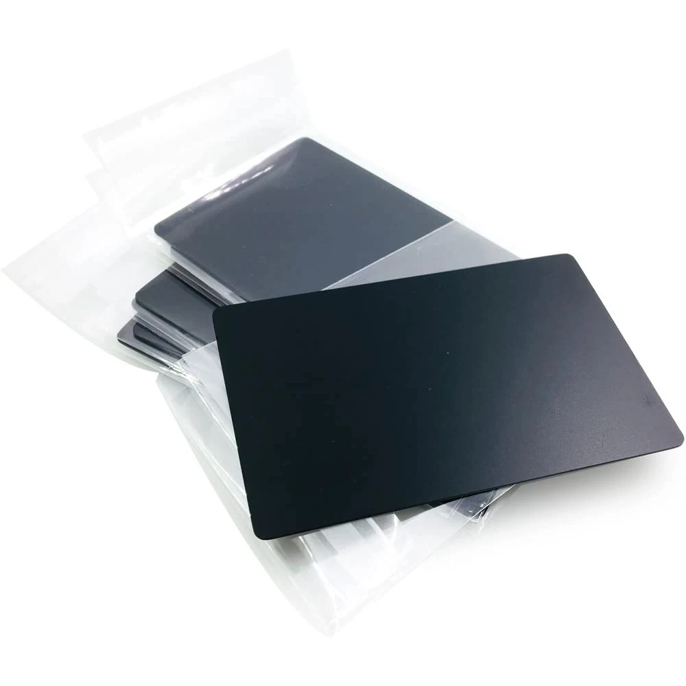 10-Pieces-85mmx54mmx0-7mm-No-Recording-Printable-Laser-Engraving-Metal ...