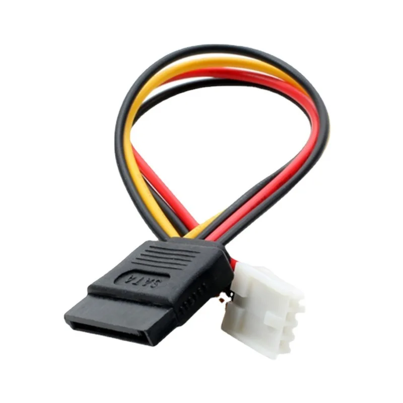 ITX Mini 4pin To HDD Sata 15Pin Adapter Cable ITX SATA NVR Power Cables ...