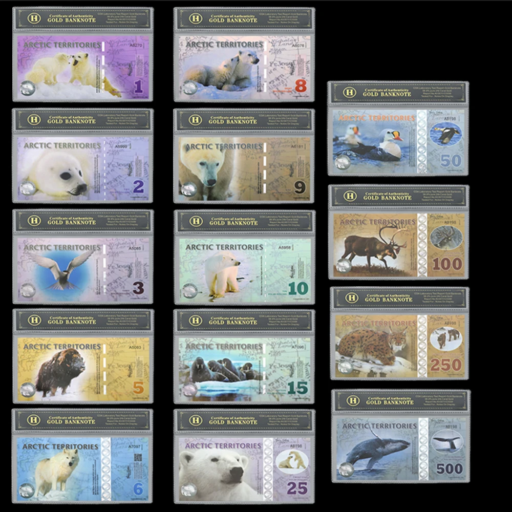 14pcs-set-Arctic-Banknotes-Complete-Set-of-14-Different-Denominations-1 ...