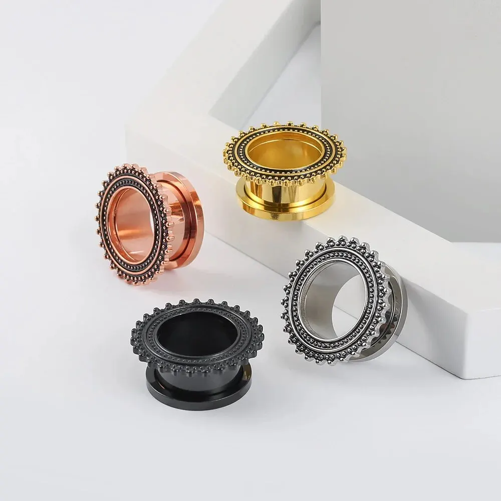 2PCS-316-Stainless-Steel-Fashion-Ear-Plugs-Tunnels-Stretcher-Studs ...