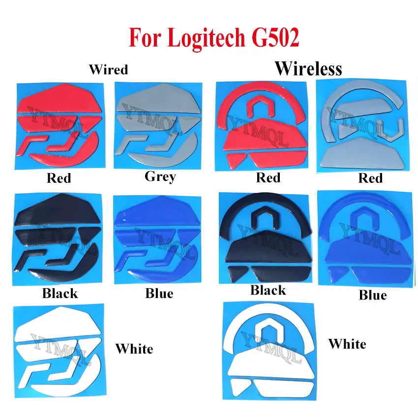 1-10set-competition-level-mouse-feet-skates-connector-for-logitech-G502 ...