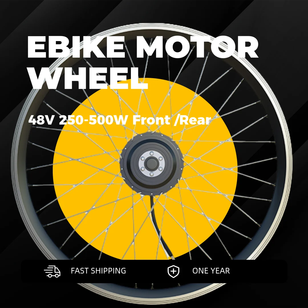 Electric-Bicycle-Motor-Wheel-48V-250W-350W-500W-Brushless-Gear-Front ...