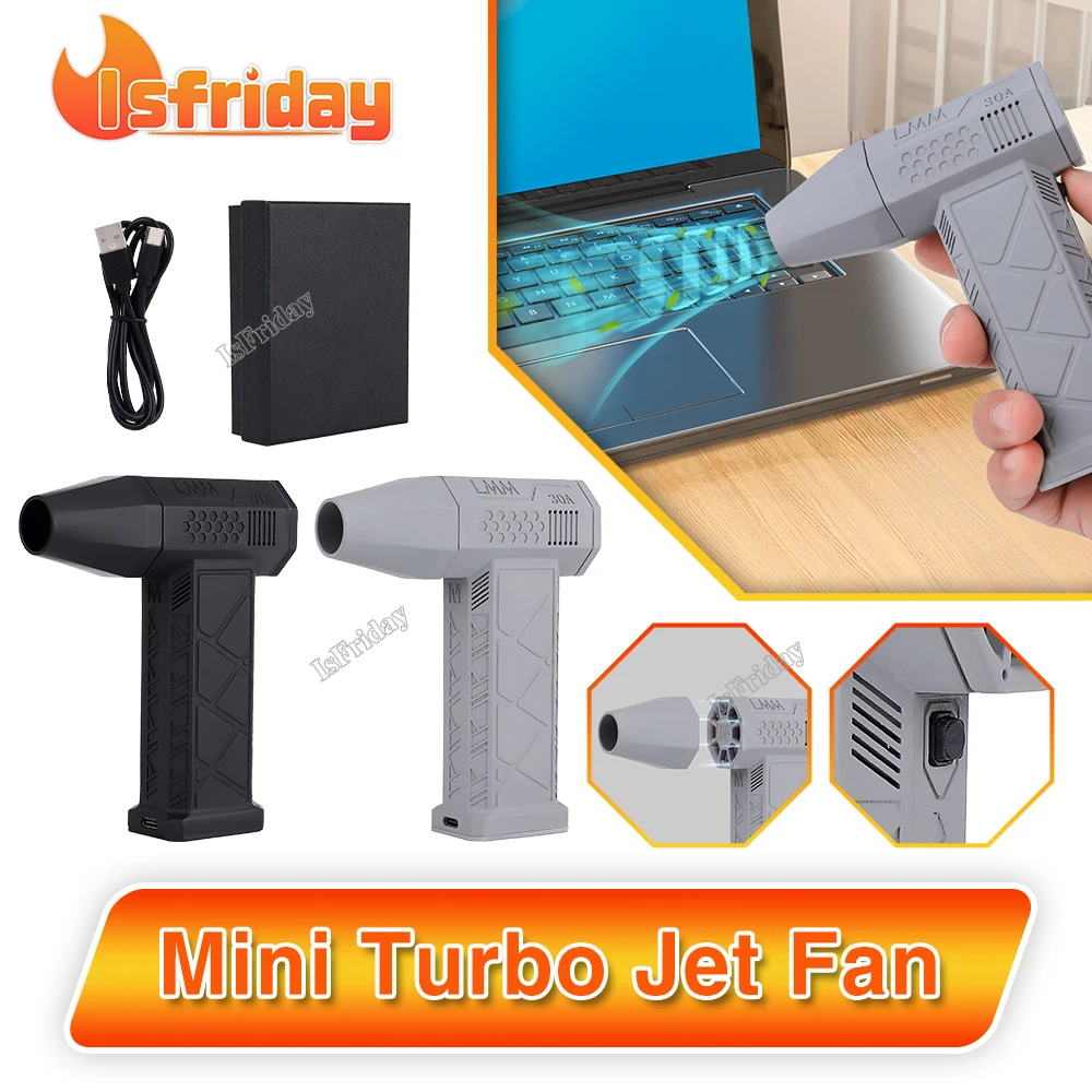 Mini-Turbo-Jet-Fan-com-Motor-Brushless-poderoso-Blower-duto-de-alta ...