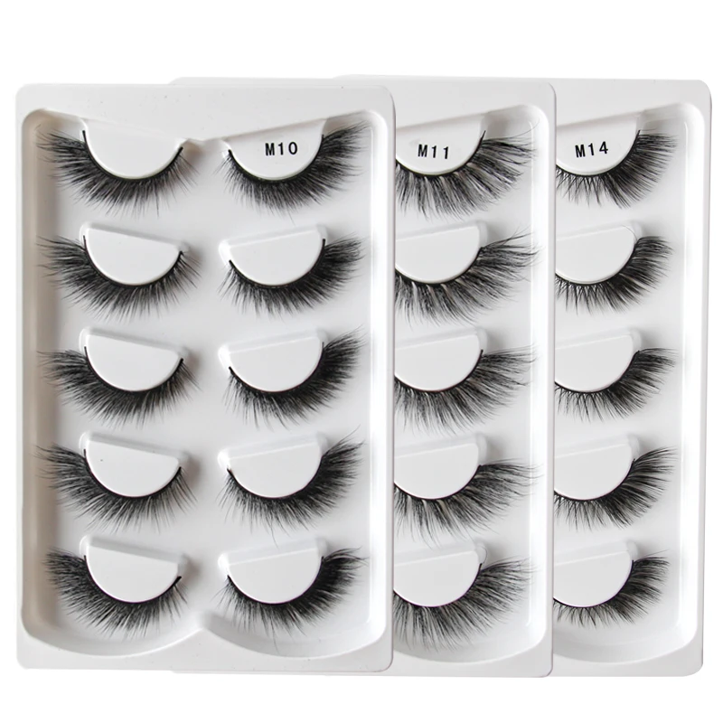 YSDO-Eyelashes-3-5-Pairs-Cat-Eyes-Lash-Natural-Long-Full-Strip-Lashes ...