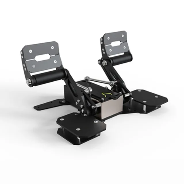 Raptor Simulated Flight Foot Rudder All-metal Hall Sensor Brake Rudder ...