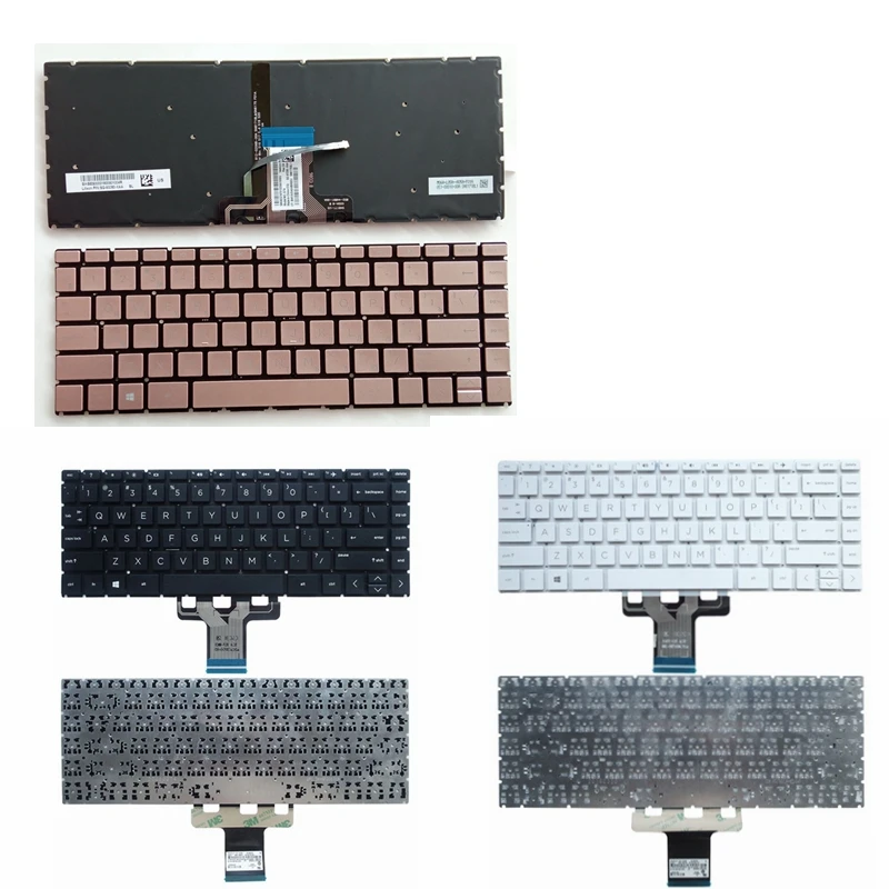 Us/ru/uk/fr Keyboard For Hp Pavilion X360 14s-dk 14s-dp 14s-dq 14s-cr ...