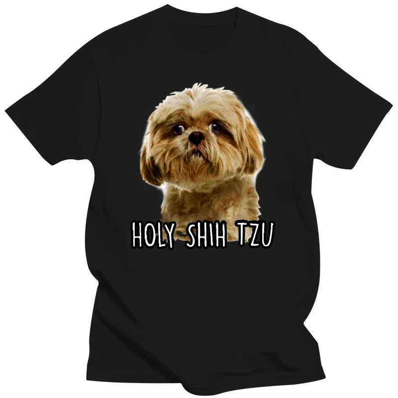 Holy Shih Tzu Unisex T-shirt. Funny cute shitzu puppy small dog lover ...