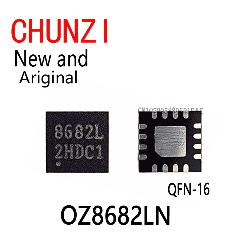 5 قطعة جديدة ومبتكرة IC رقاقة OZ8682L 8682L QFN-16 OZ8682LN ...