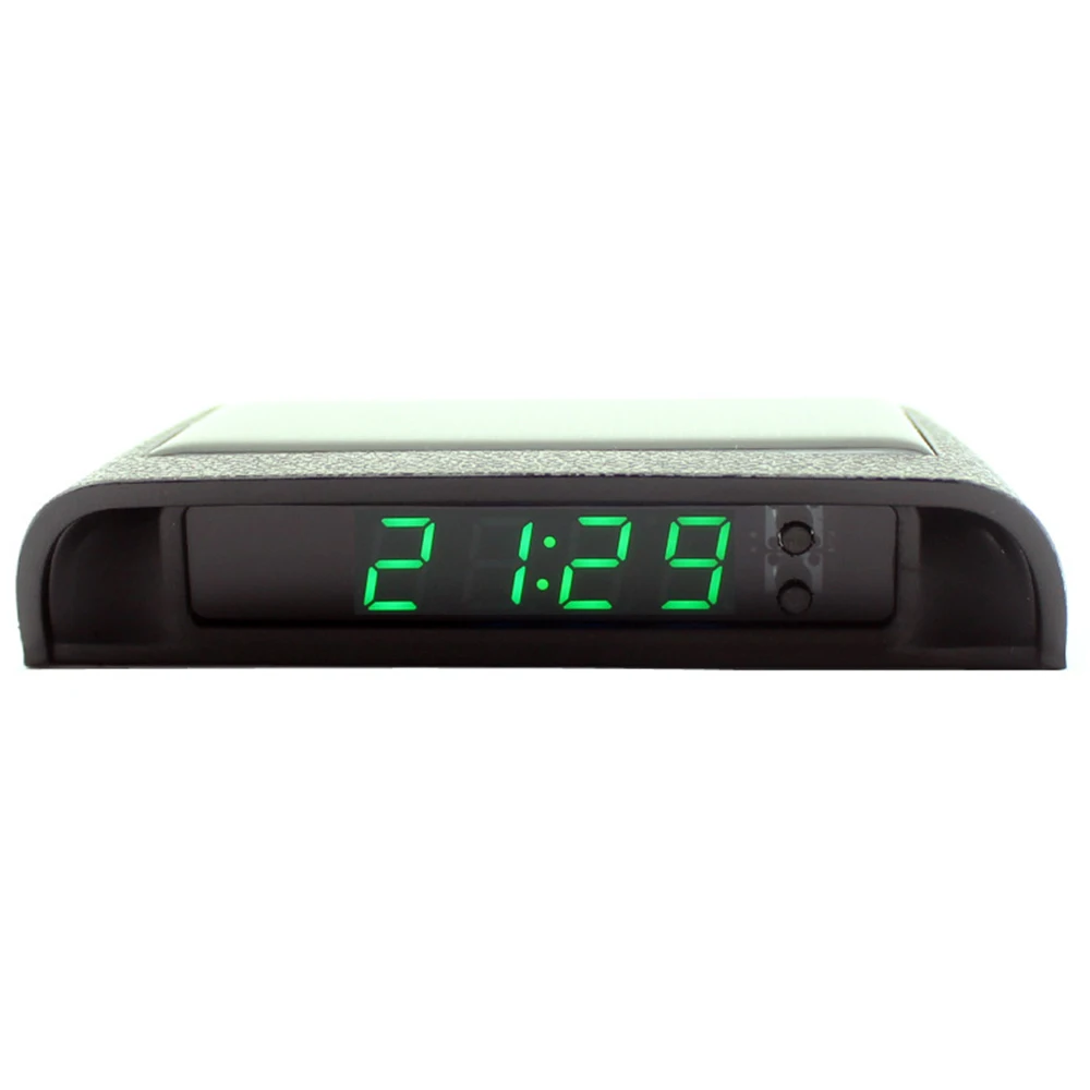Solar-Car-Clocks-Dashboard-LED-Digital-Car-Clock-Thermometer-Time-Date ...